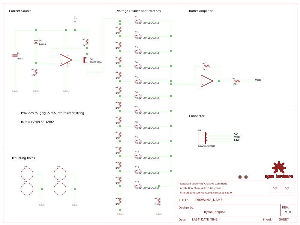 VKey Voltage Keypad (Open hardware) copy - EasyEDA open source hardware lab