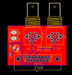 AOM driver connector - OSHWLab