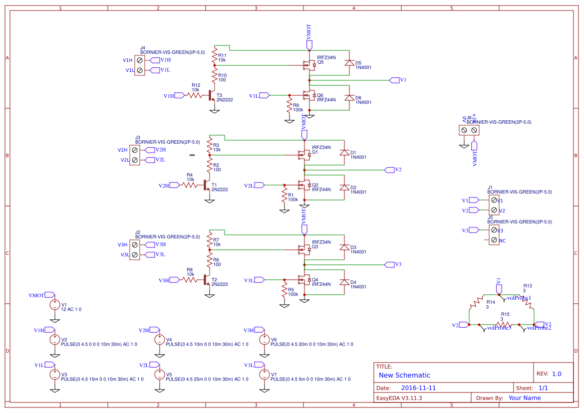 MOSFET DRIVER BRIDGE SIMULATION - OSHWLab