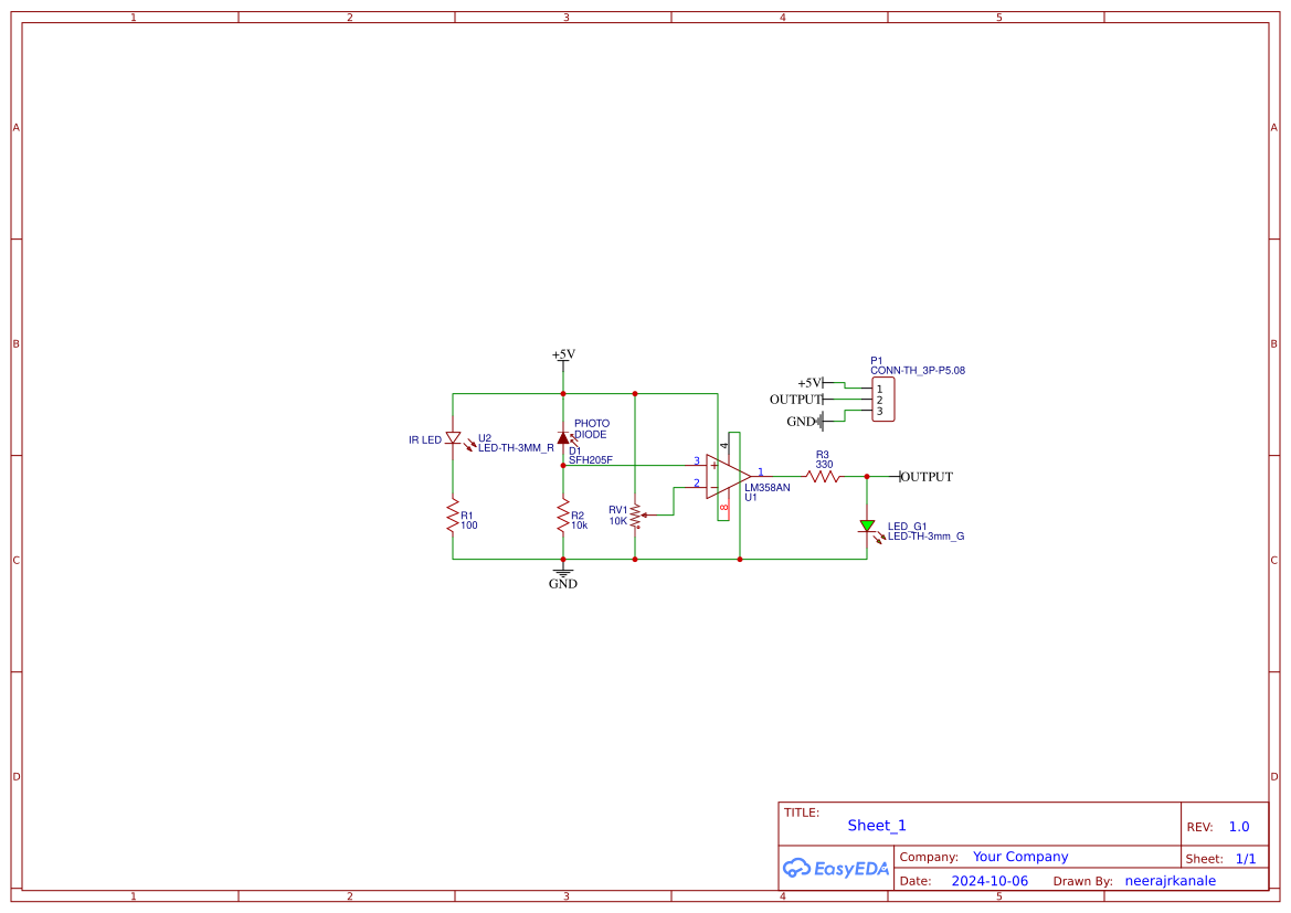 PCB Design Assignment 2: IR Sensor Module - OSHWLab