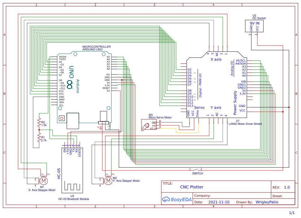 CNC Plotter - EasyEDA open source hardware lab
