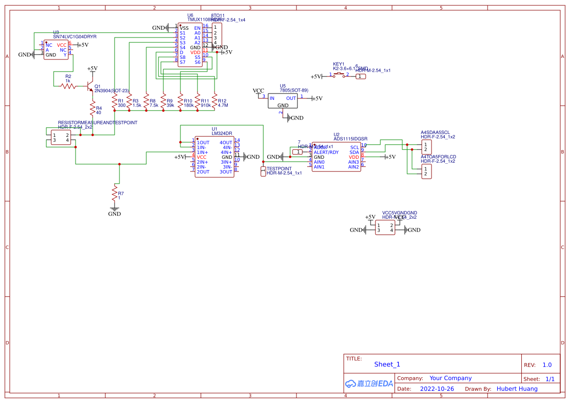 OhmmeterProject1 - EasyEDA open source hardware lab