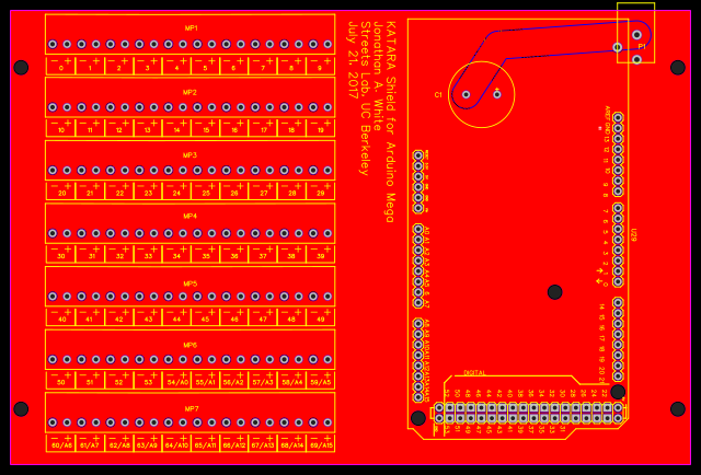 Arduino Mega Solenoid Driver Shield - OSHWLab