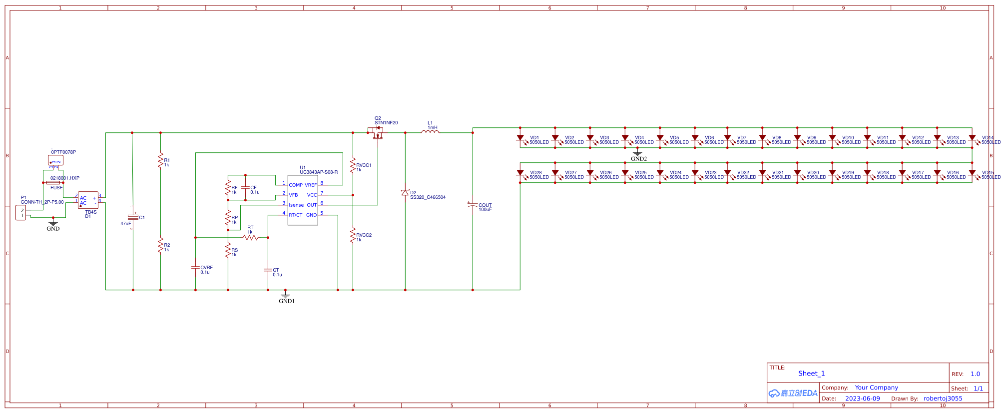 Driver 10W circuito medio - EasyEDA open source hardware lab