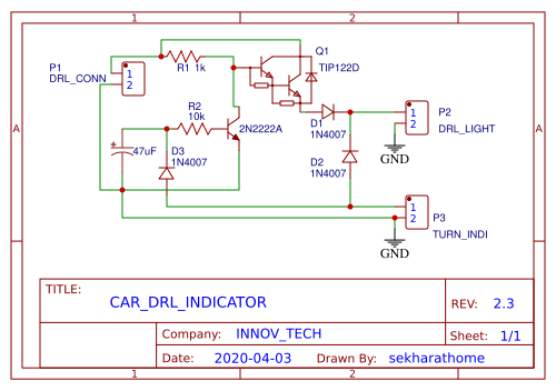 CAR_DRL_BLINKER - OSHWLab