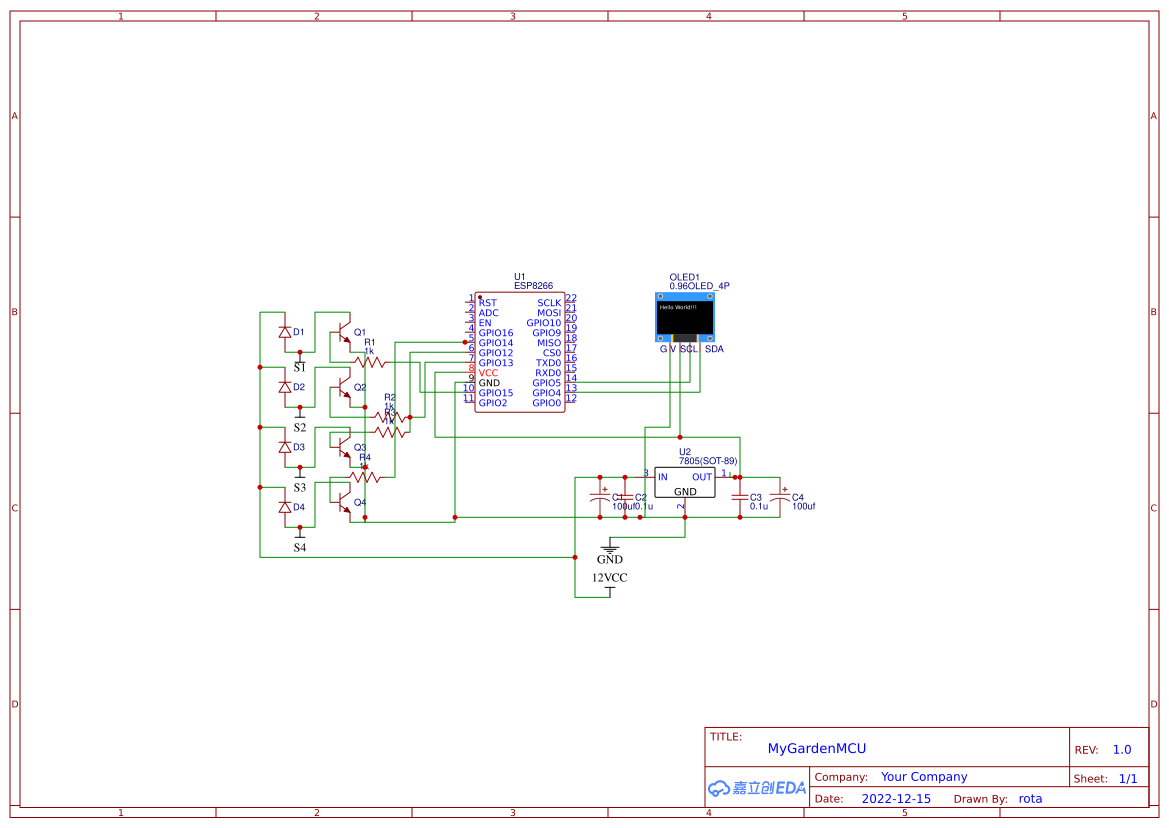 GardenControlMCU - OSHWLab