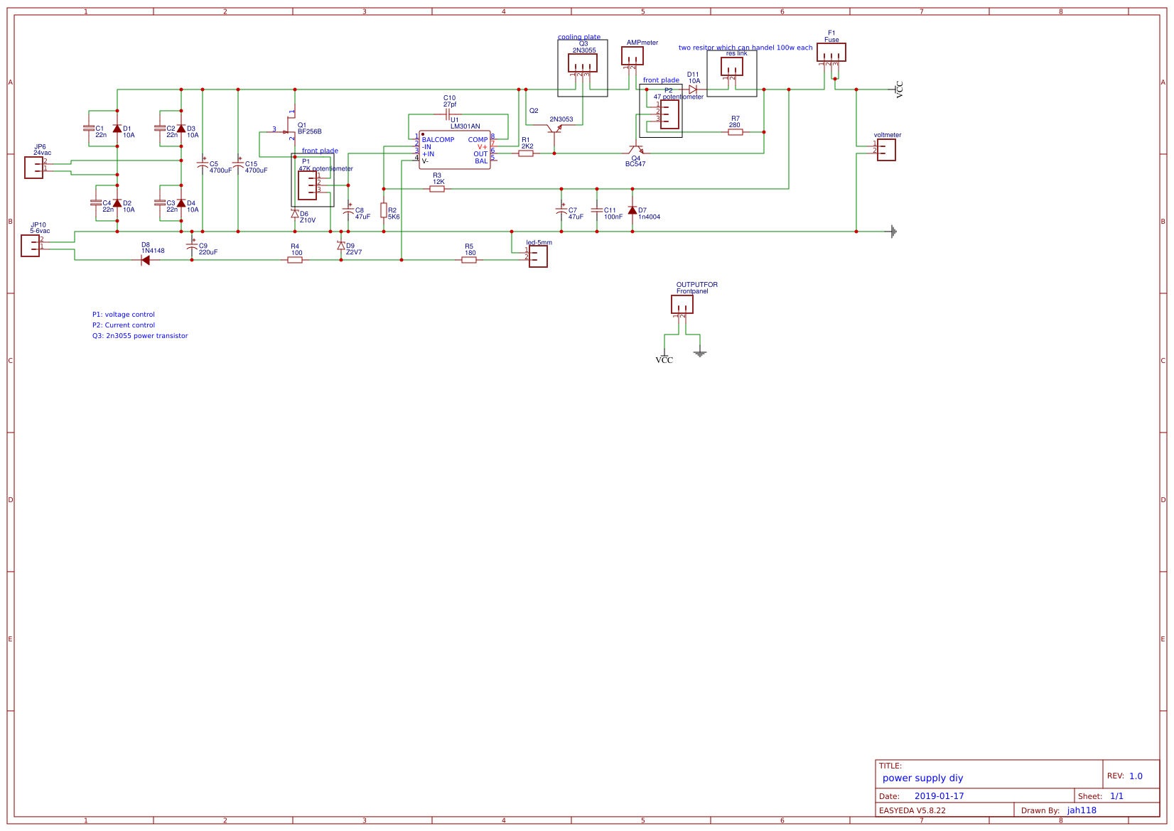 LM301 power supply pcb ready - Platform for creating and sharing ...