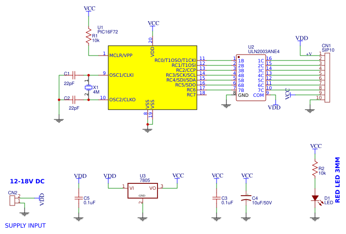 Microcontroller based RGB LED disco lights - OSHWLab