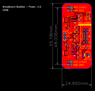 breadboard buddies power - OSHWLab