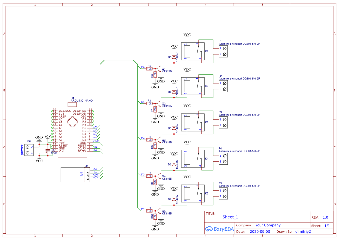 five_rele - EasyEDA open source hardware lab
