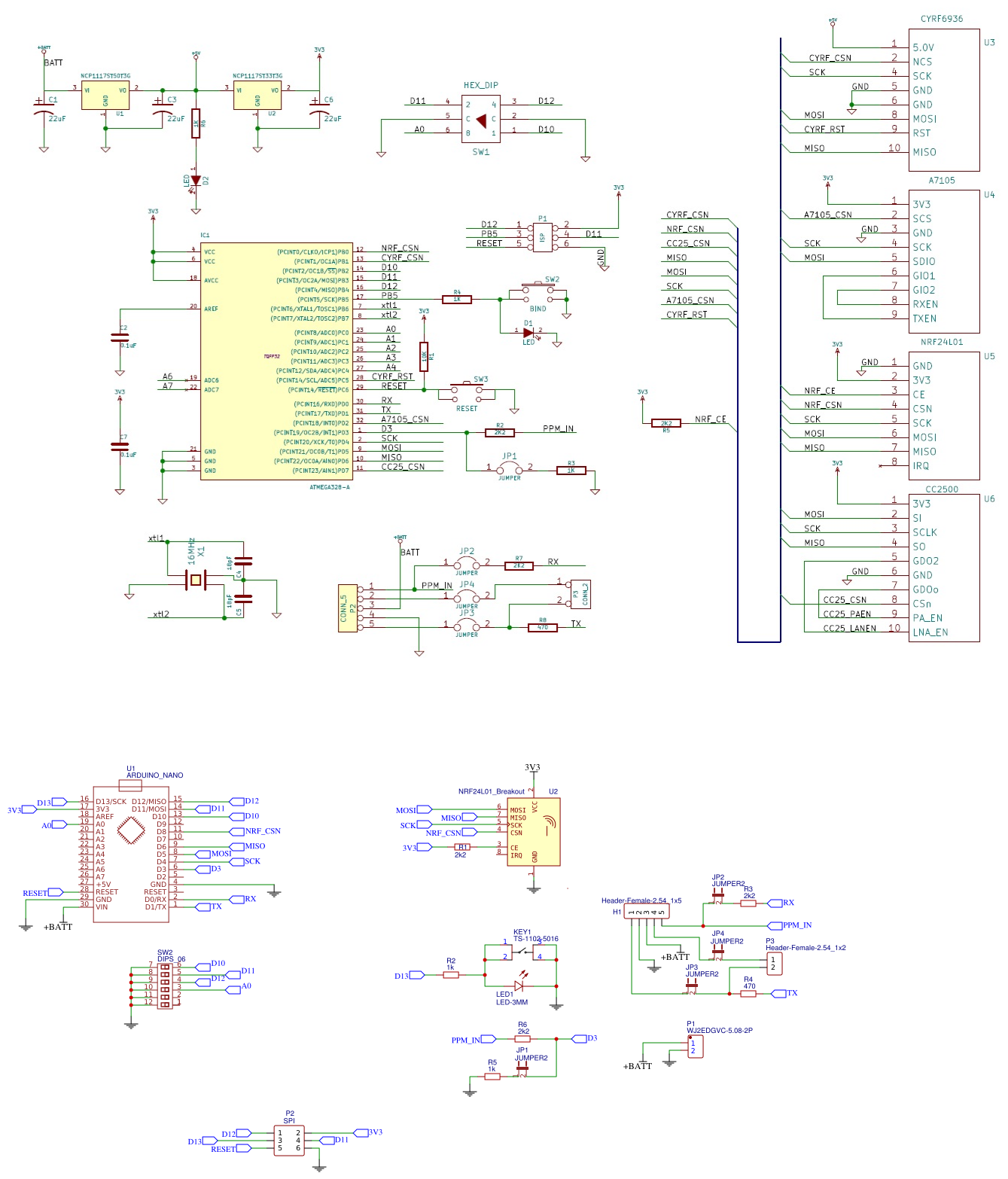 DIY-Multiprotocol-TX-Module_NRF24L - EasyEDA