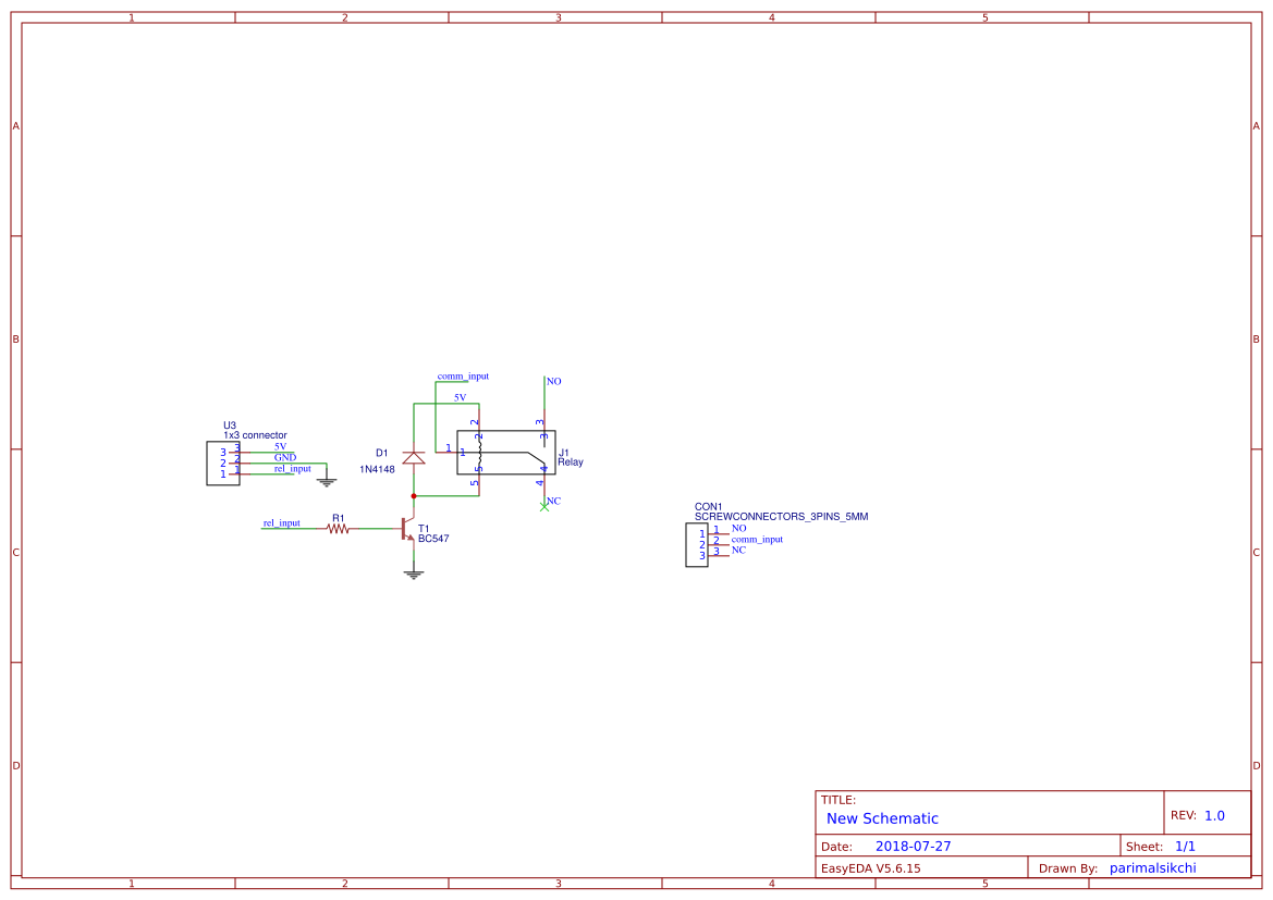 1Ch Relay Board - Platform for creating and sharing projects - OSHWLab