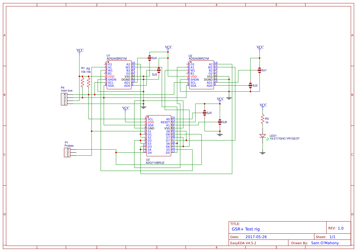 GSR test bench - OSHWLab