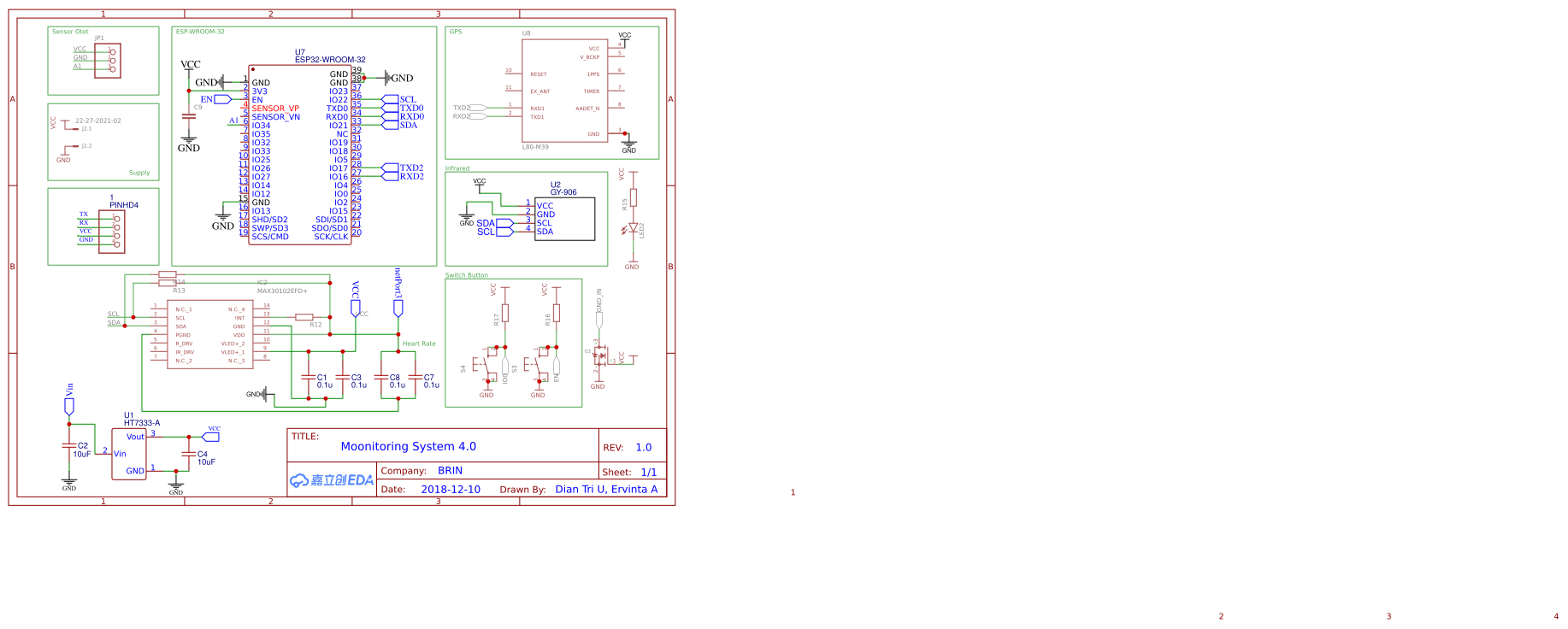 Moonitoring System using ESP Wroom - OSHWLab