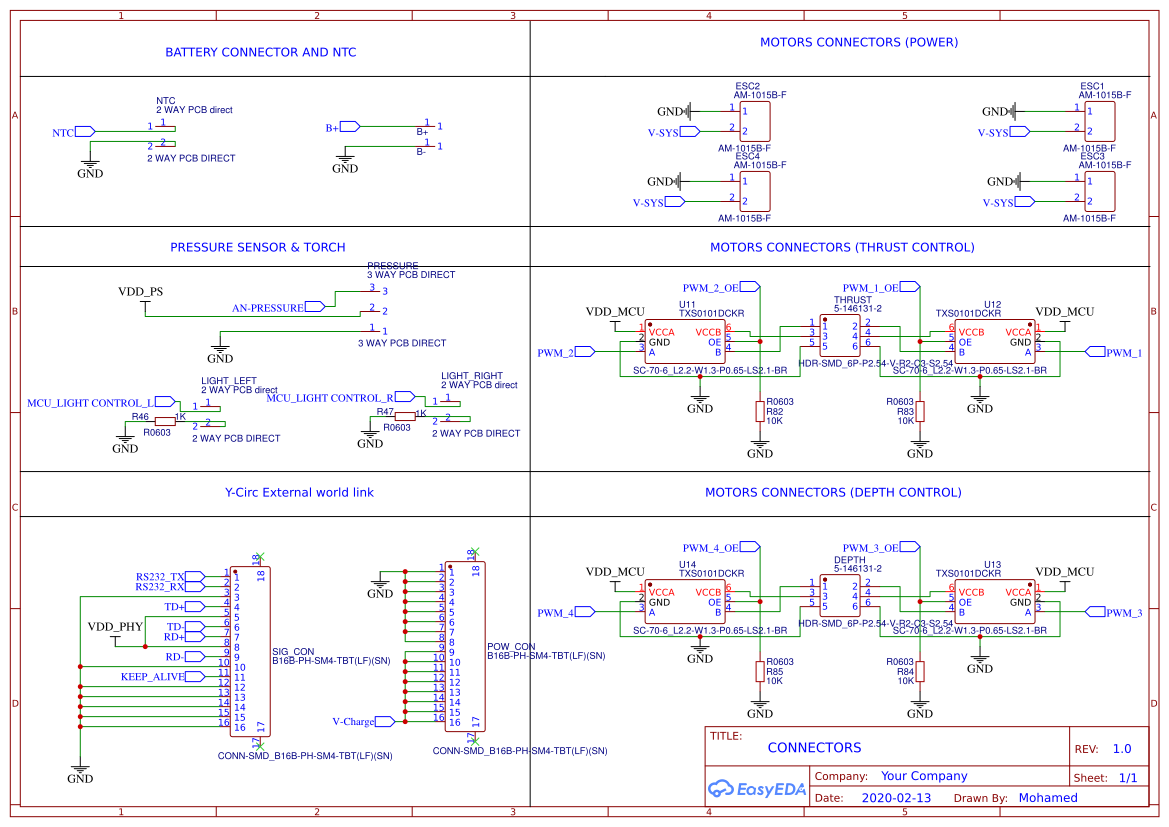 SUB_MED - EasyEDA open source hardware lab