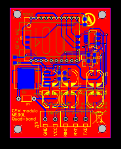 Moduł GSM - OSHWLab
