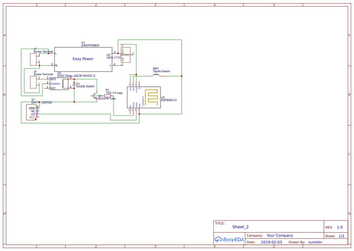 ESP Micro Weather Station - EasyEDA open source hardware lab