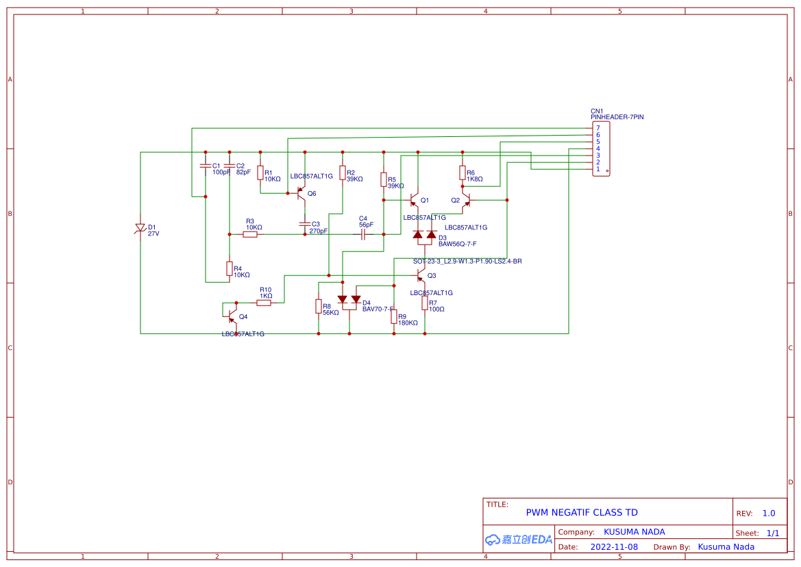 PWM NEGATIF CLASS TD - EasyEDA open source hardware lab
