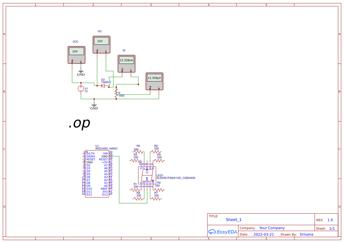 Curvas Diodo - EasyEDA open source hardware lab