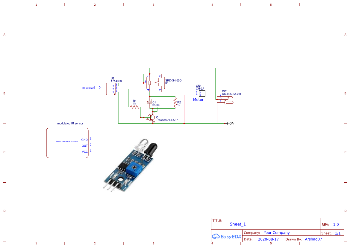 Automatic hand sanitizer machine circuit - OSHWLab