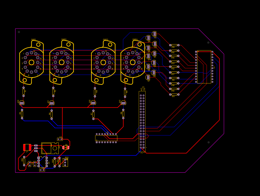 Nixie clock driver - EasyEDA open source hardware lab