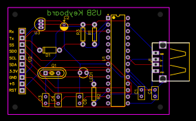 USB Keyboard - EasyEDA open source hardware lab