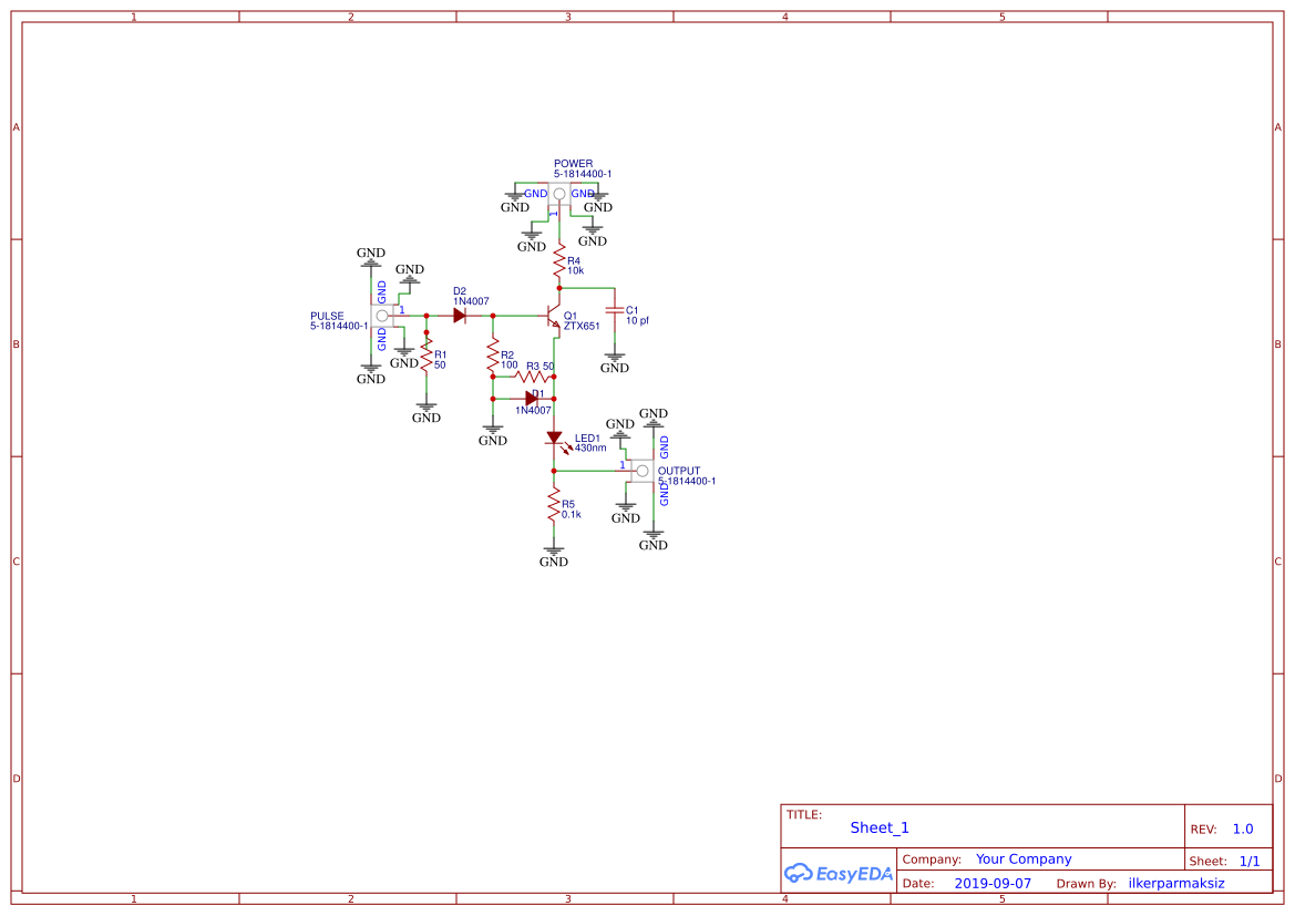 Ultra Fast LED - EasyEDA open source hardware lab