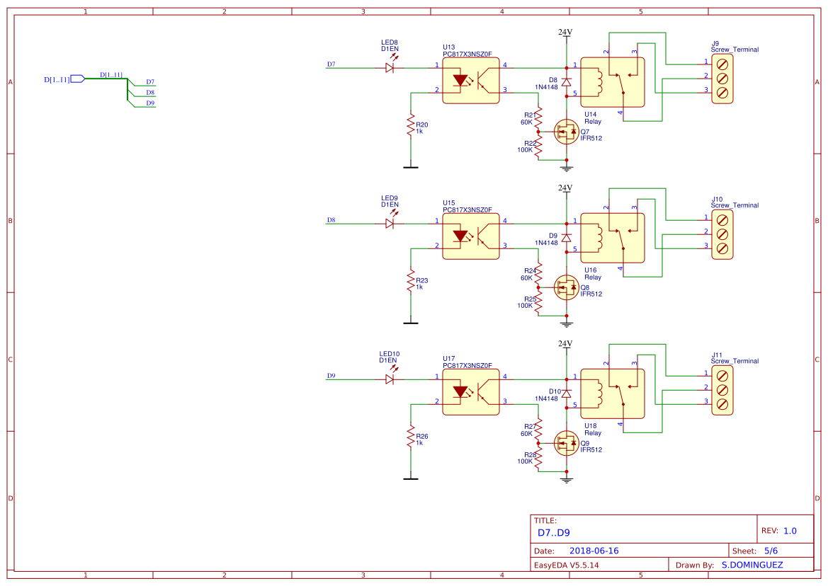 Relay Module - EasyEDA open source hardware lab