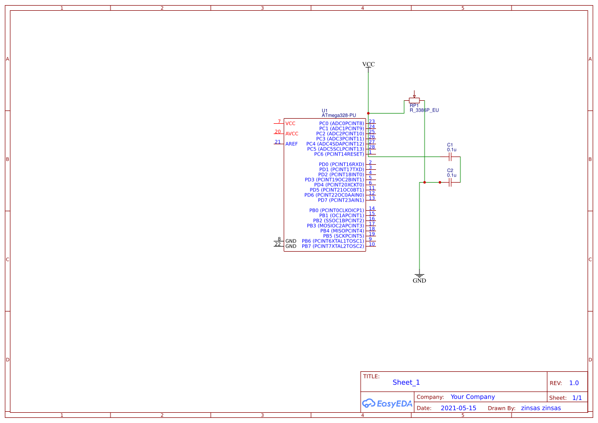 ИВ-22 clock - EasyEDA open source hardware lab