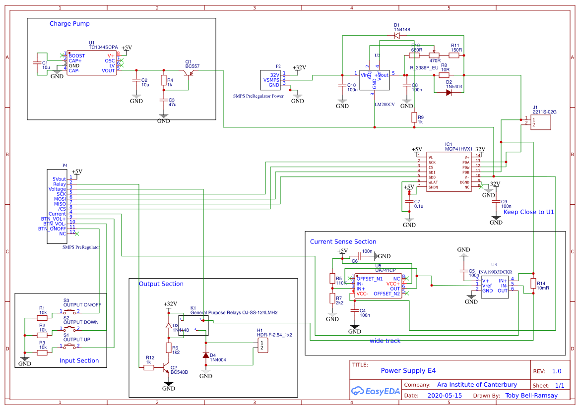 PowerSupplyE4 - EasyEDA open source hardware lab