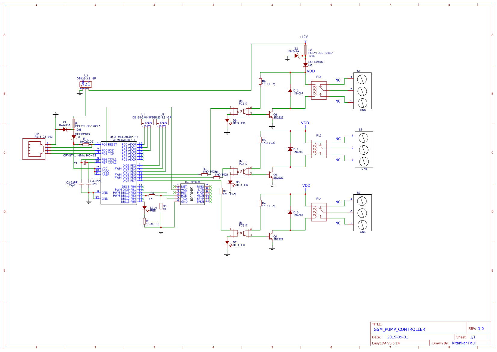 GSM_PUMP - Platform for creating and sharing projects - OSHWLab