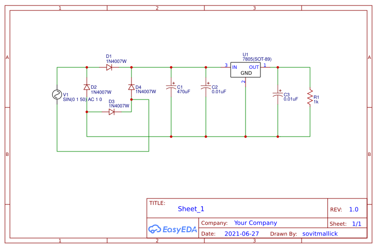 FULLWAVE RECTIFIER - OSHWLab