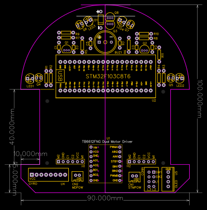 Micromouse v1 - OSHWLab