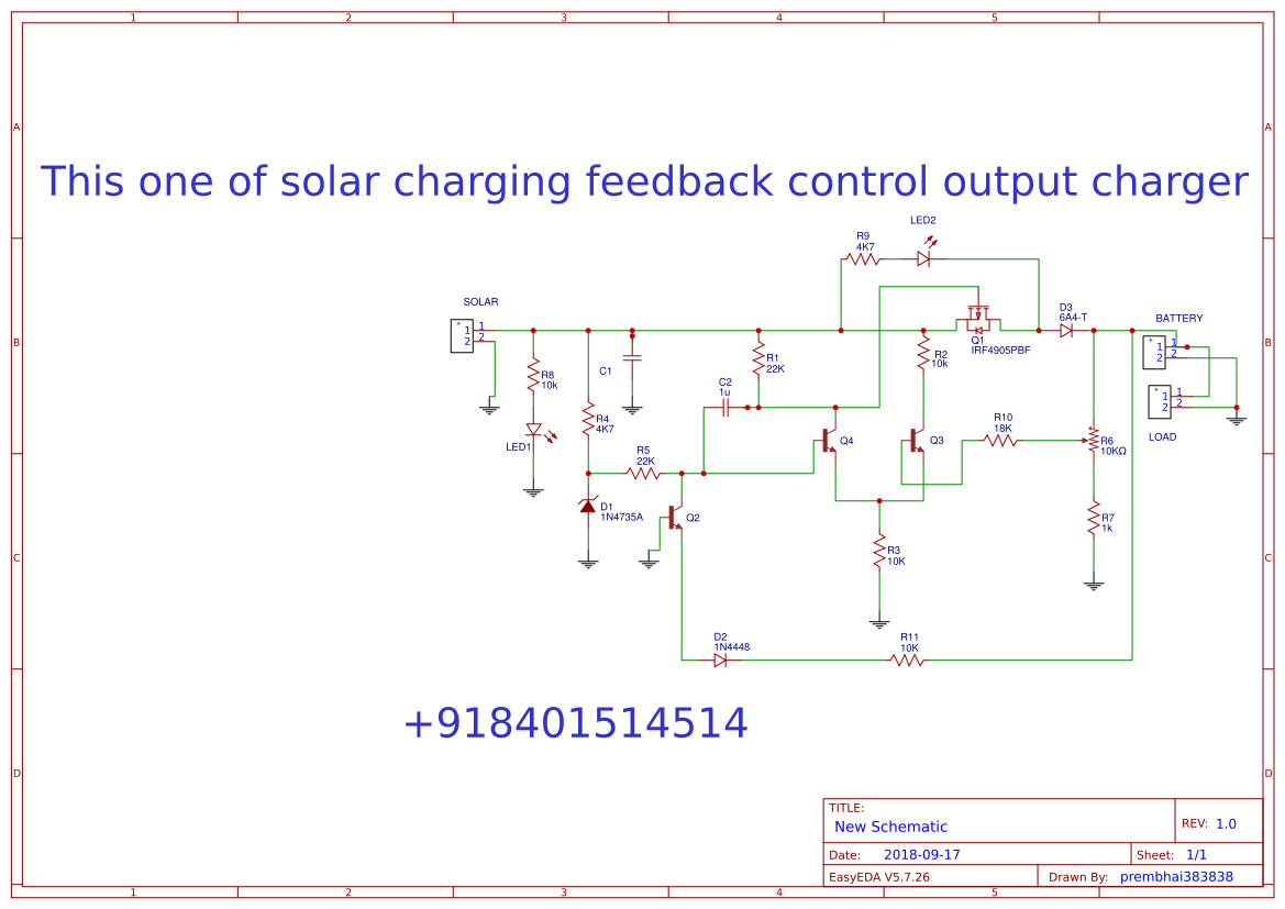 solar mppt bases project - EasyEDA open source hardware lab