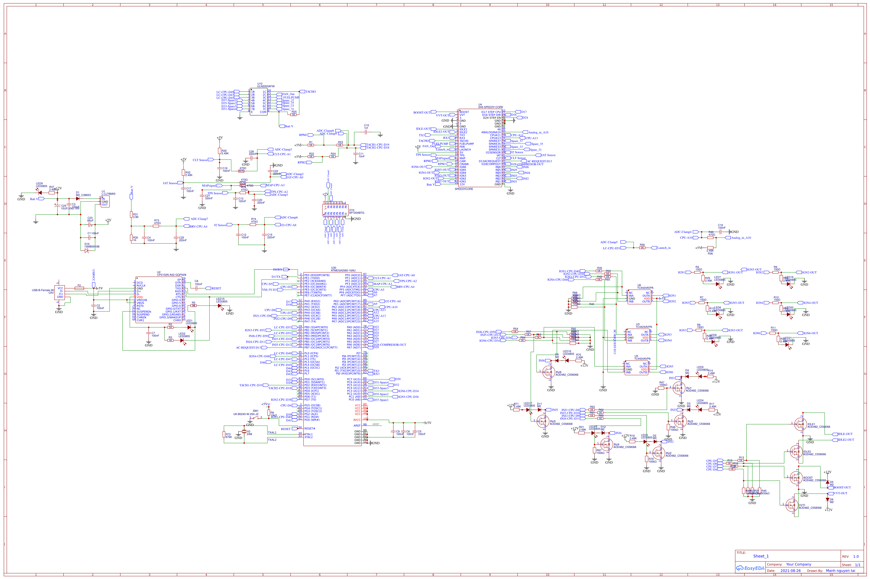 speedy core 6 channels - OSHWLab