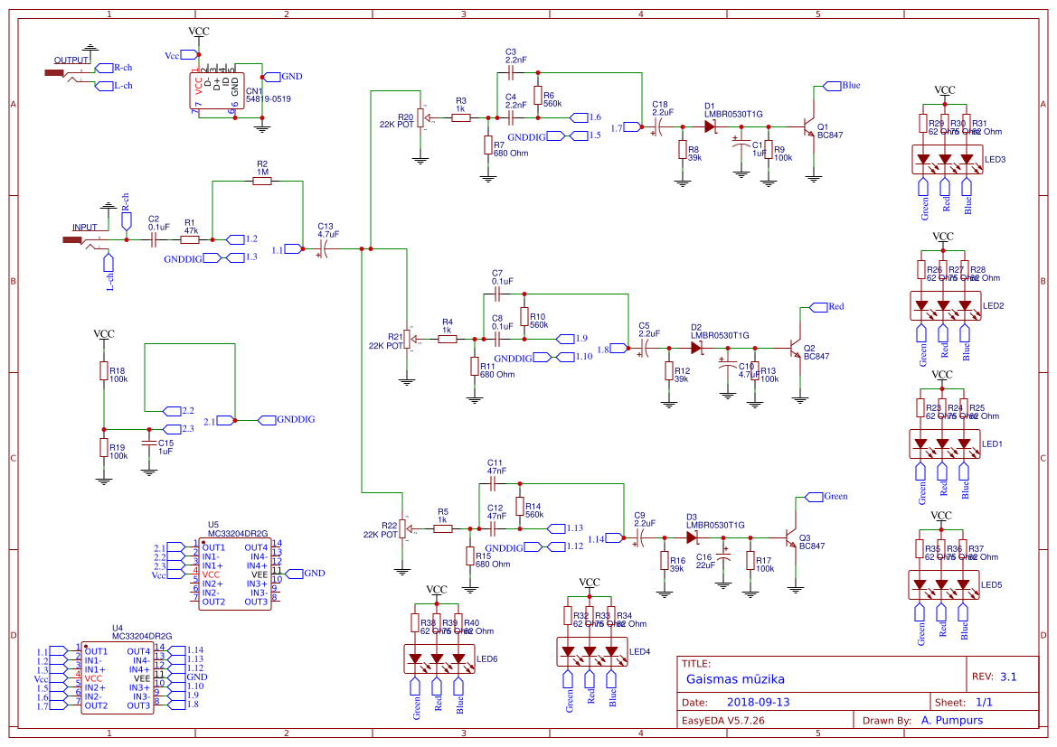 LED ORGAN 5V - OSHWLab