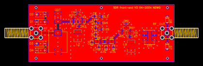 SDR front-end pre-emphasis filter and overload protector - OSHWLab