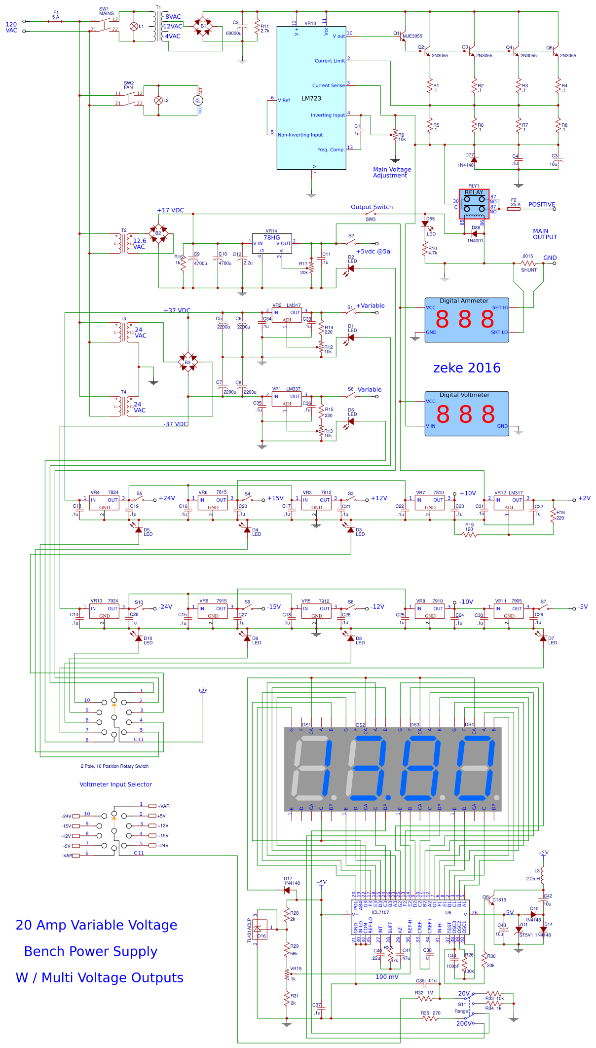 Power Supply 20A - EasyEDA open source hardware lab