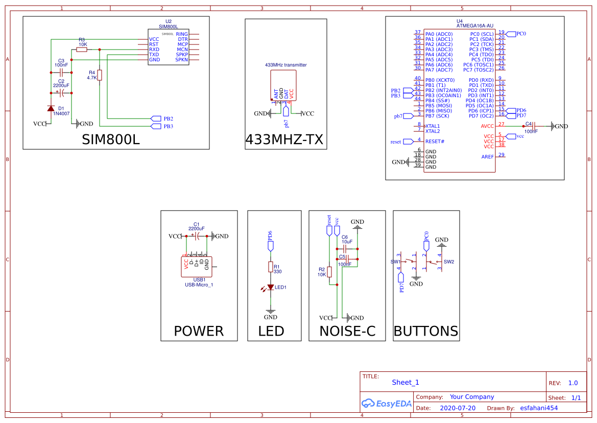 Smart garage - OSHWLab