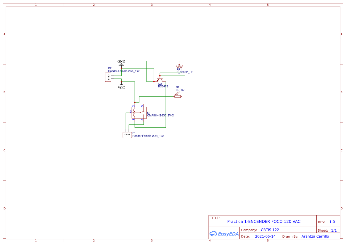 PRACTICA 1 - EasyEDA open source hardware lab