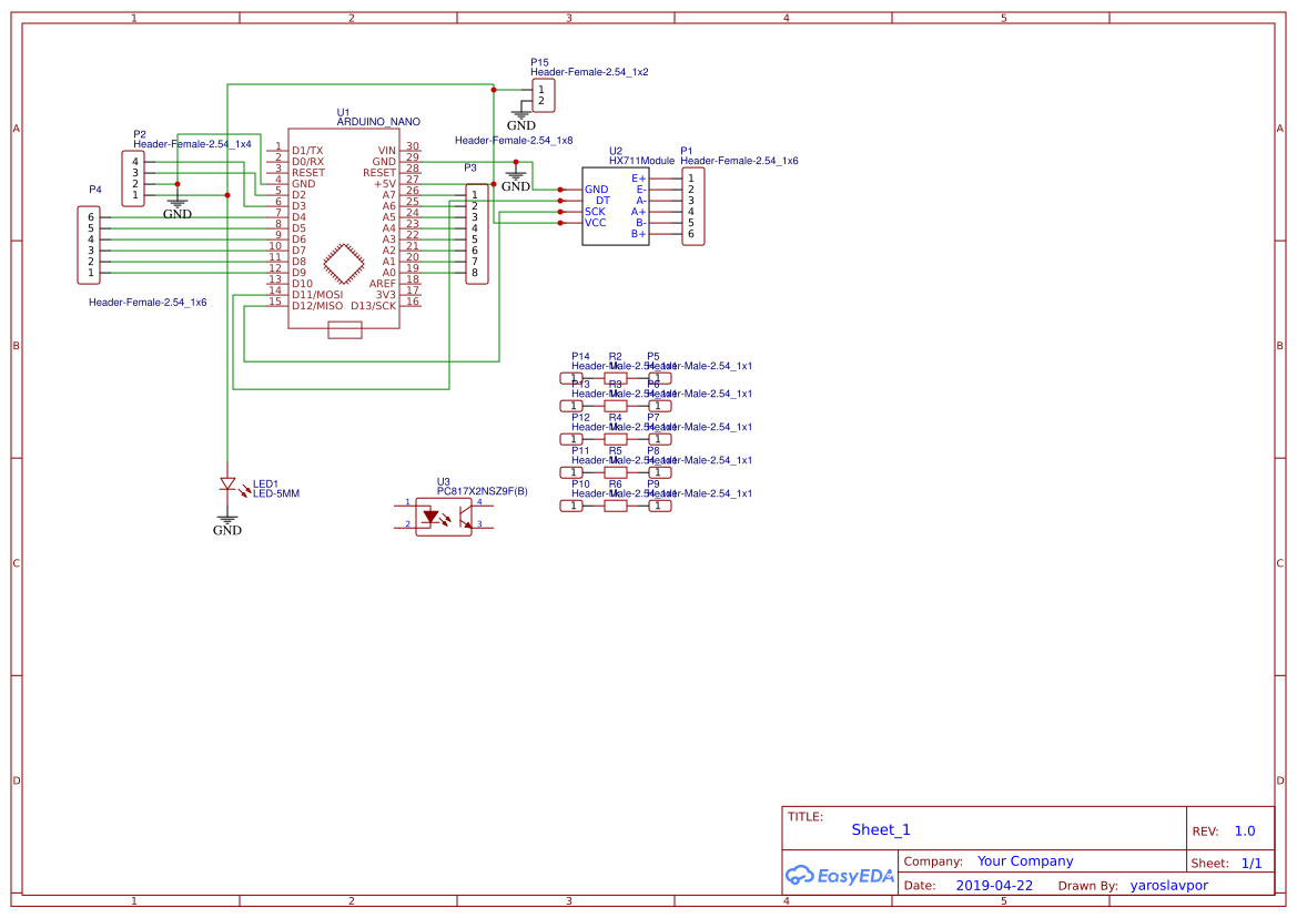 Depth tracking system - EasyEDA open source hardware lab