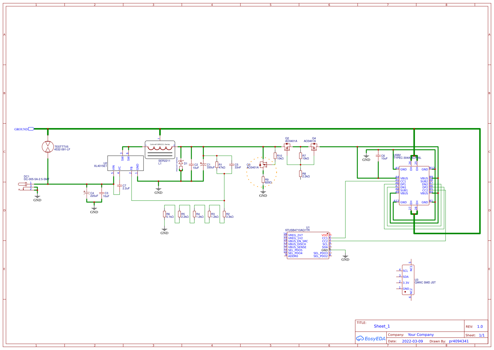 USB Type-C Power Delivery - OSHWLab