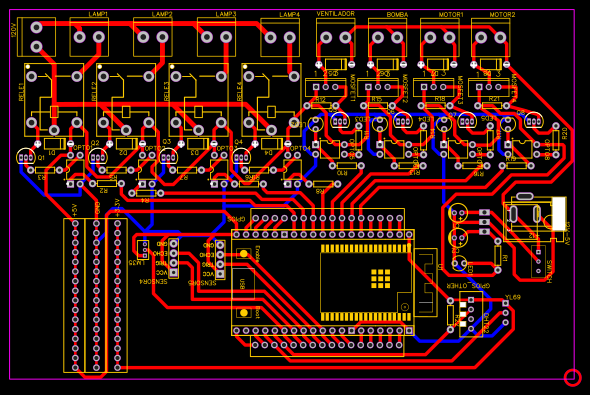 PCB Control de invernadero - OSHWLab