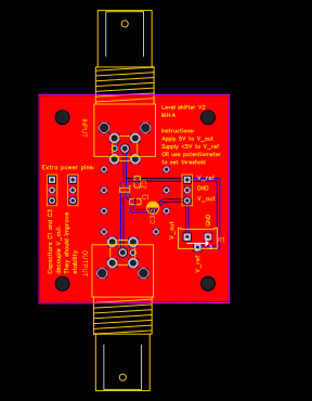 BNC TTL Level shifter - EasyEDA open source hardware lab