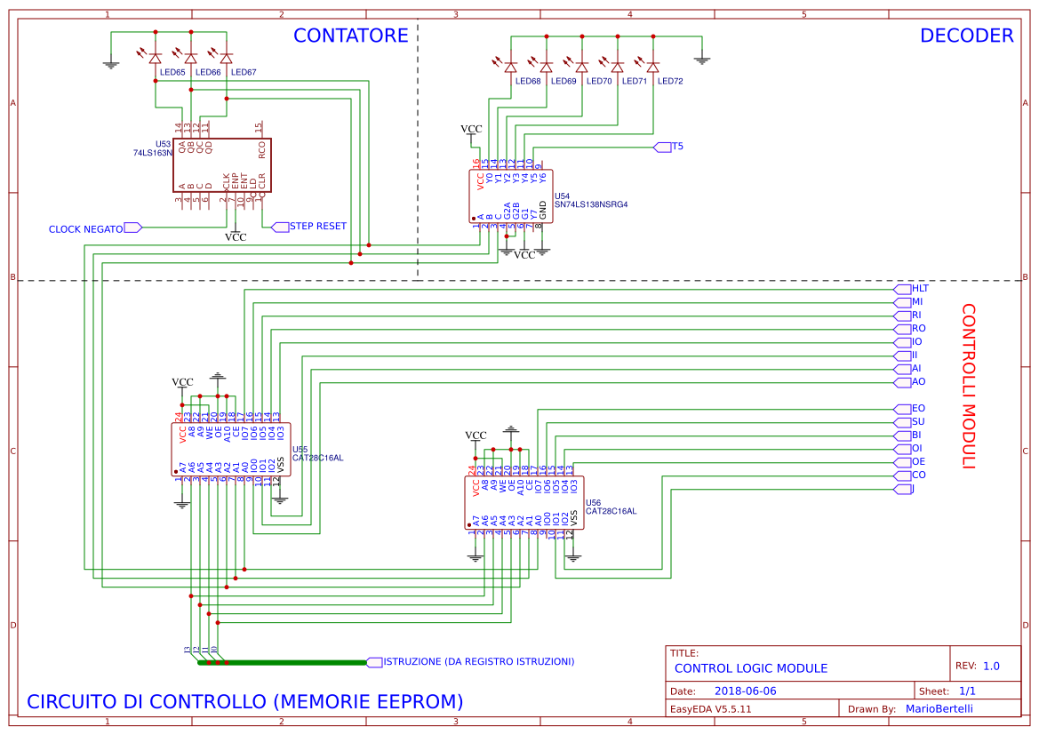 8 BIT BEN EATER BREADBOARD COMPUTER copy - OSHWLab