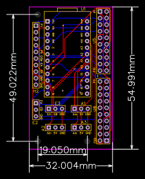 arduino buttonbox breakout - OSHWLab