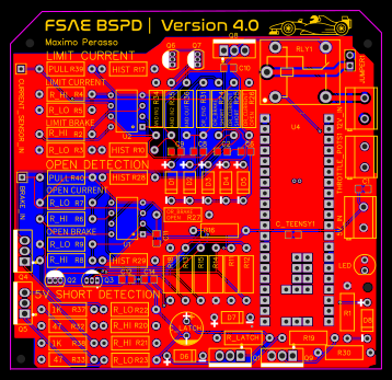 BSPD - UNCA FSAE 2022 - EasyEDA open source hardware lab