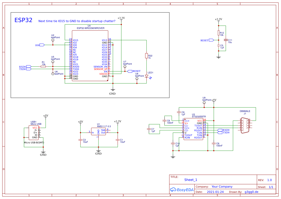 ESP232 - EasyEDA open source hardware lab