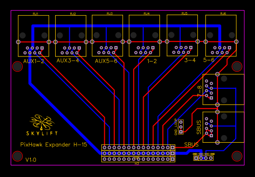 Pixhawk expander - EasyEDA open source hardware lab