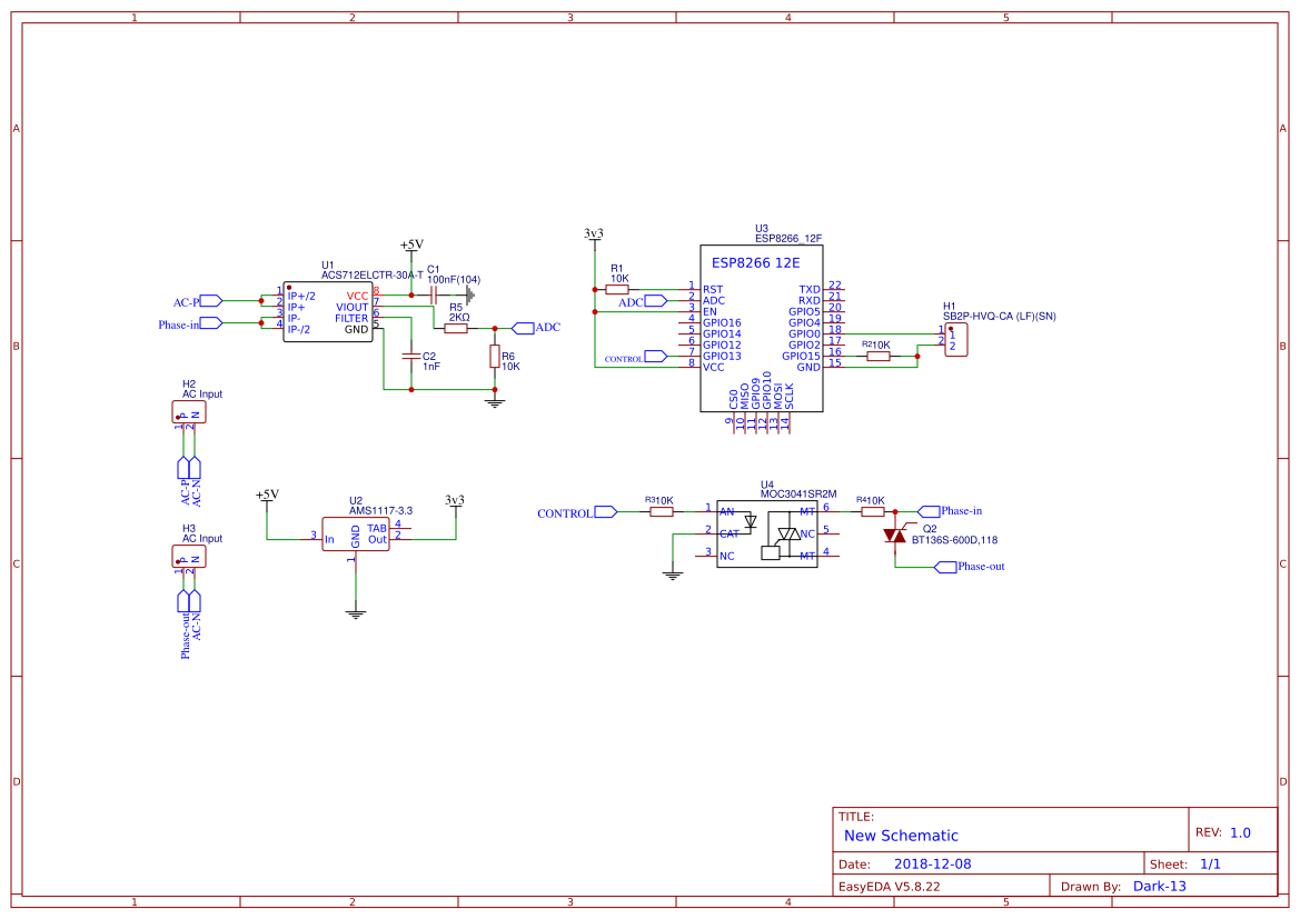 Smart-plug - EasyEDA open source hardware lab